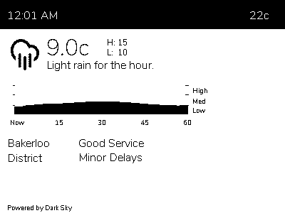 Building an eInk Info Display For My Living Room – Andy Bradford